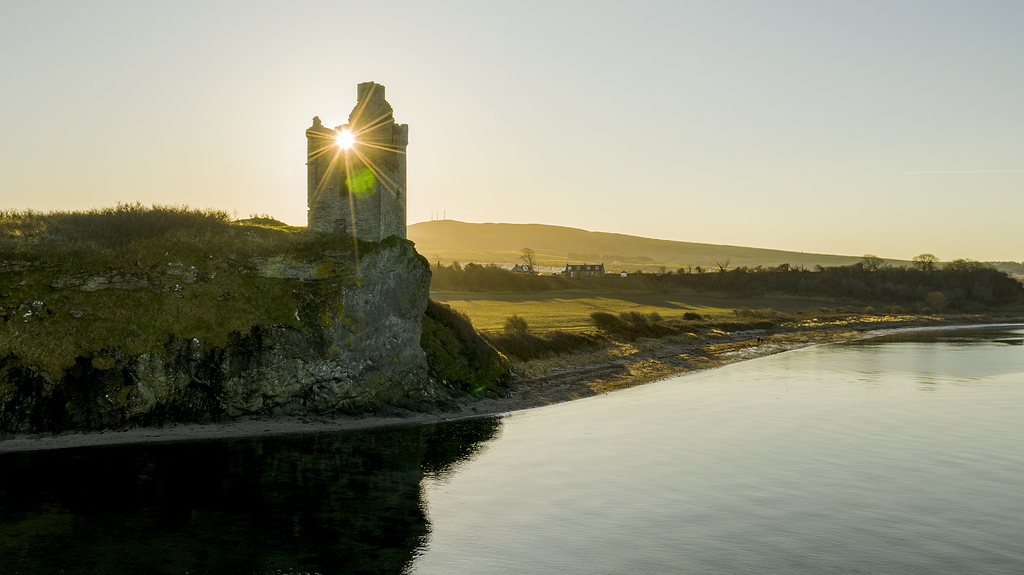Greenan Castle, Ayr - Photos by Drone - Grey Arrows Drone Club UK