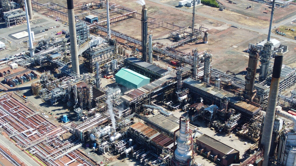 Grangemouth Oil Refinery - Photos by Drone - Grey Arrows Drone Club UK