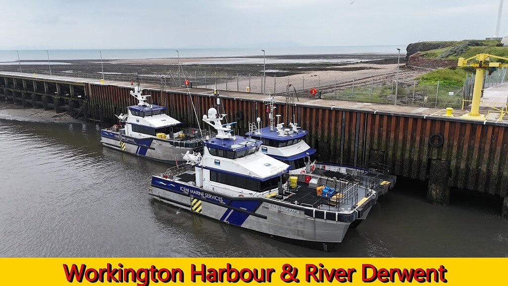 Workington Harbour and River Derwent - Videos by Drone - Grey Arrows ...