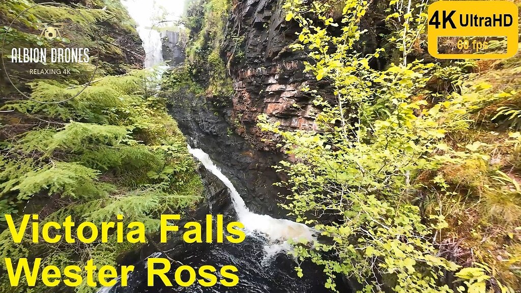 Victoria Falls, Wester Ross, NC500 - Videos by Drone - Grey Arrows ...