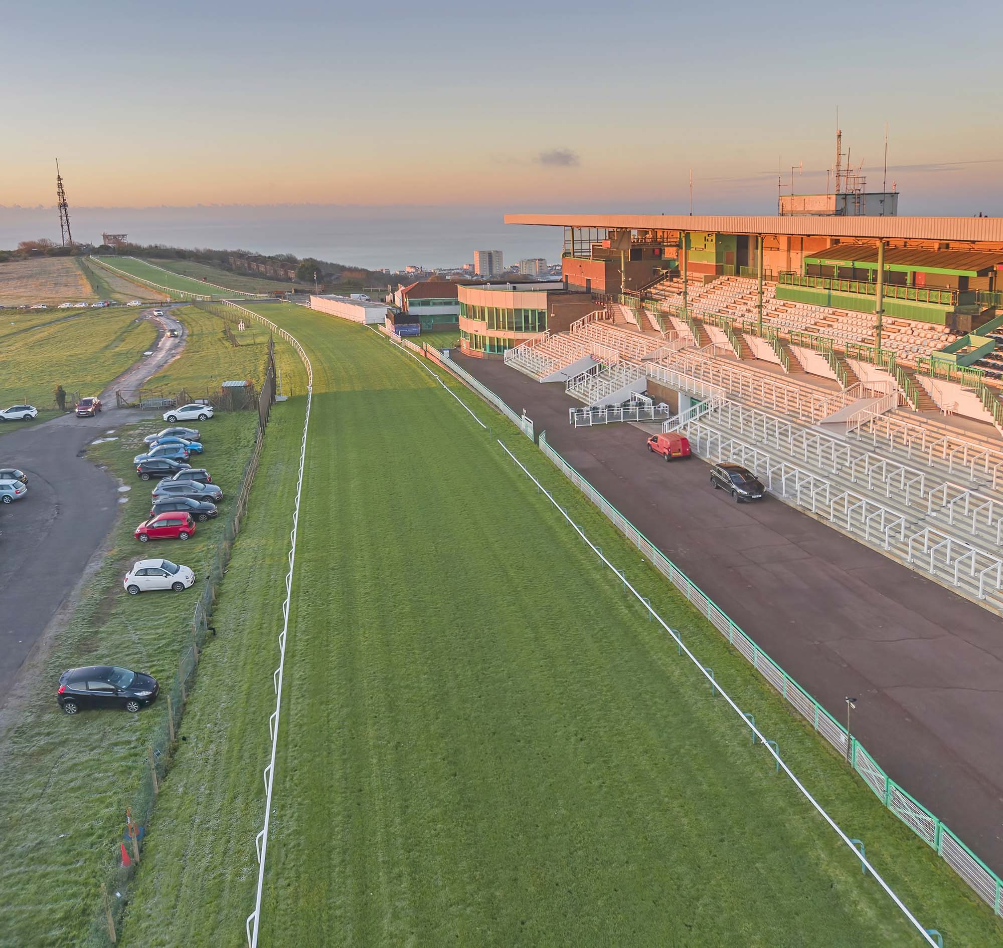 Brighton Racecourse - Photos by Drone - Grey Arrows Drone Club UK