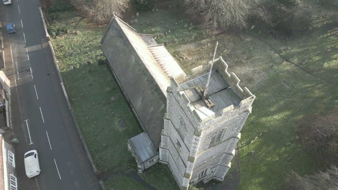 Coltishall Mill, St John the Baptist Church and River Bure at the ...
