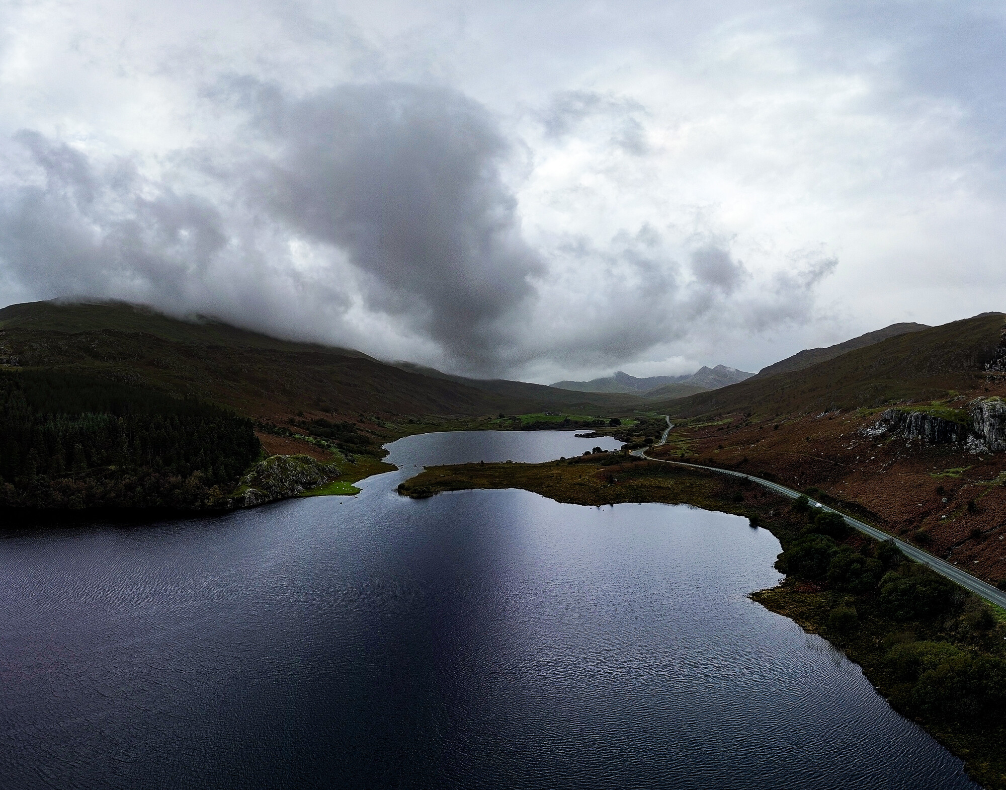 Twin Lakes. Capel Curig - Panos by Drone - Grey Arrows Drone Club UK