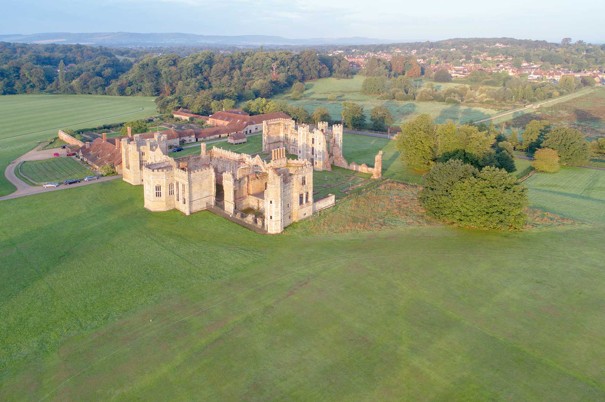 Cowdray House Midhurst - West Sussex - Photos by Drone - Grey Arrows ...