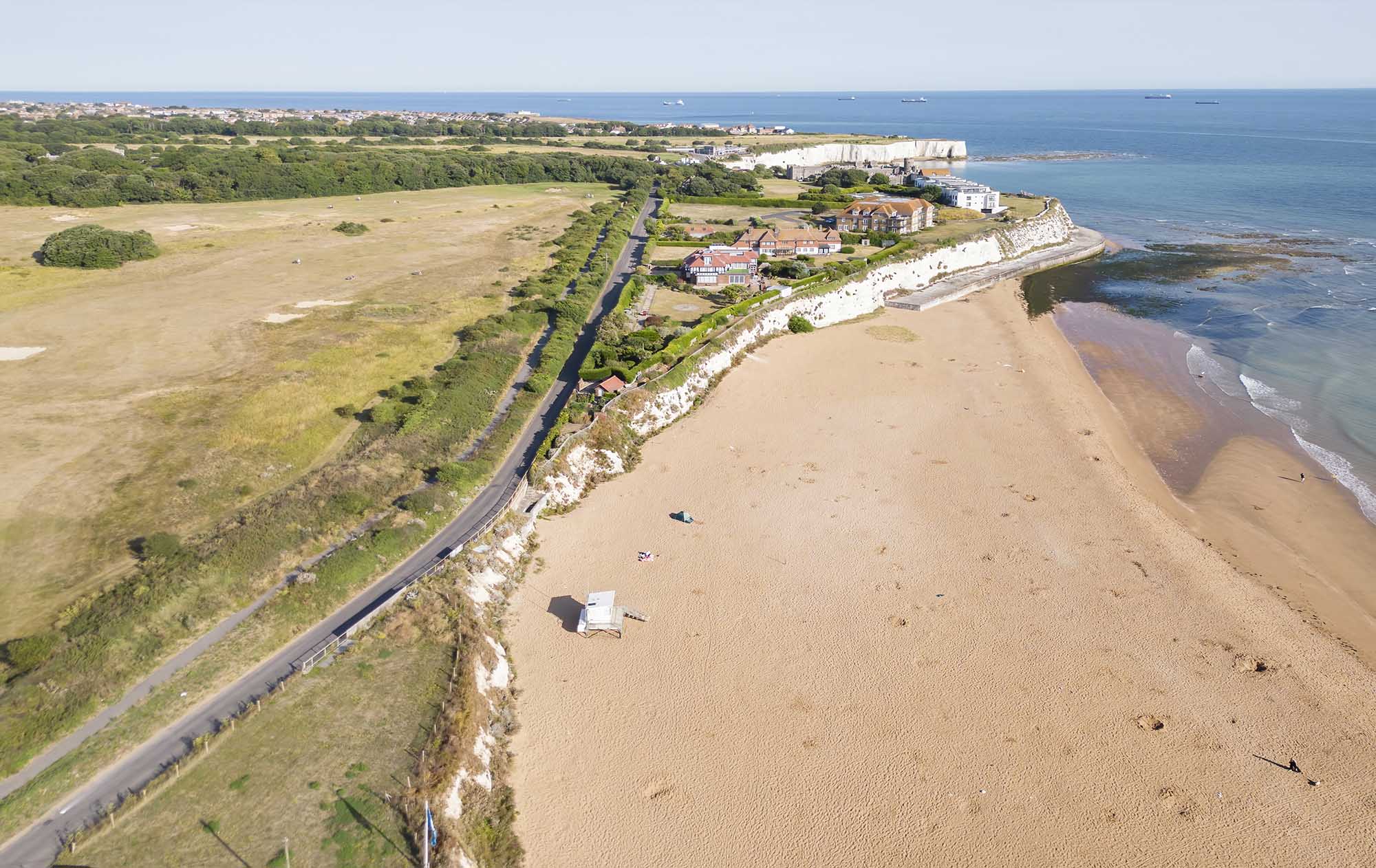 Kingsgate Beach Kent - Photos by Drone - Grey Arrows Drone Club UK
