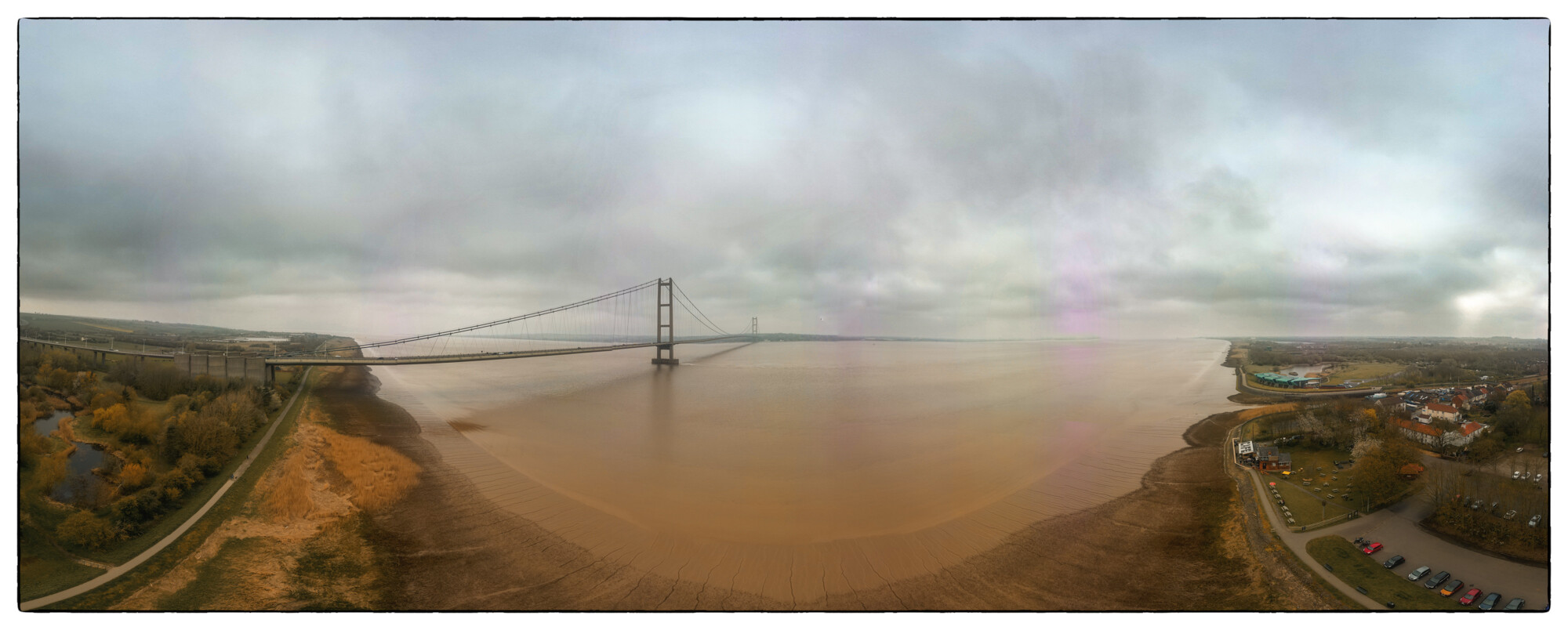 Humber Bridge Meet - April 23 - Panos by Drone - Grey Arrows Drone Club UK