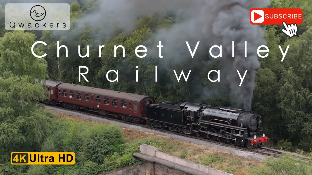 Churnet Valley Railway - Videos by Drone - Grey Arrows Drone Club UK