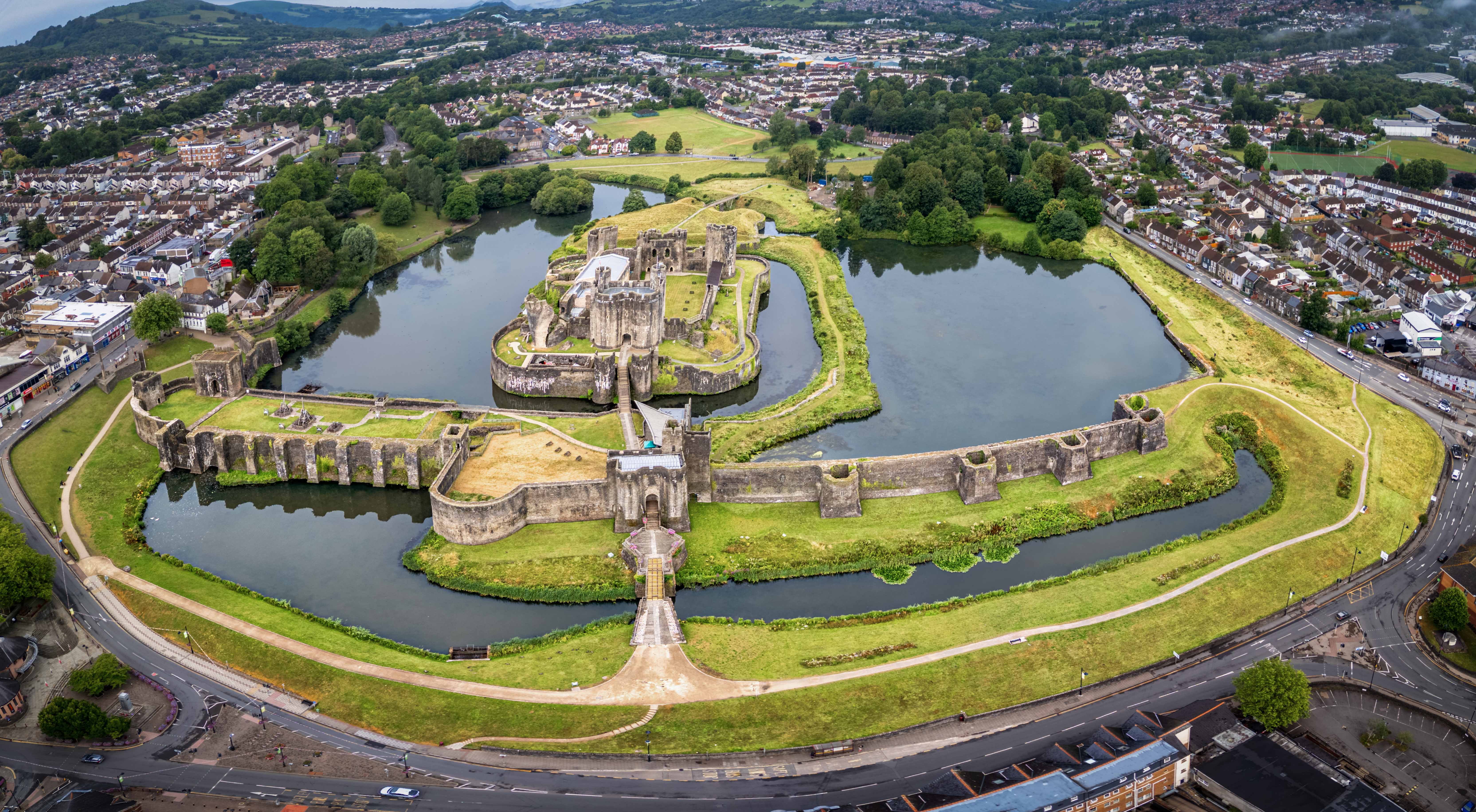 Caerphilly Castle - Added to Castles and Fortifications in Caerphilly ...