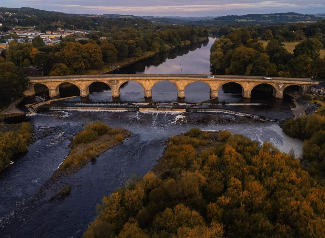 The bridge spans the River Tyne at Hexham my home town - Photos by ...