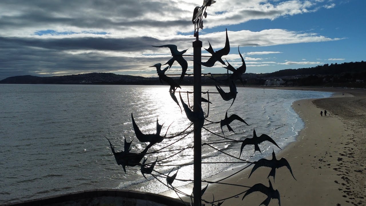 Rhos on Sea / Art Installations - Videos by Drone - Grey Arrows Drone ...