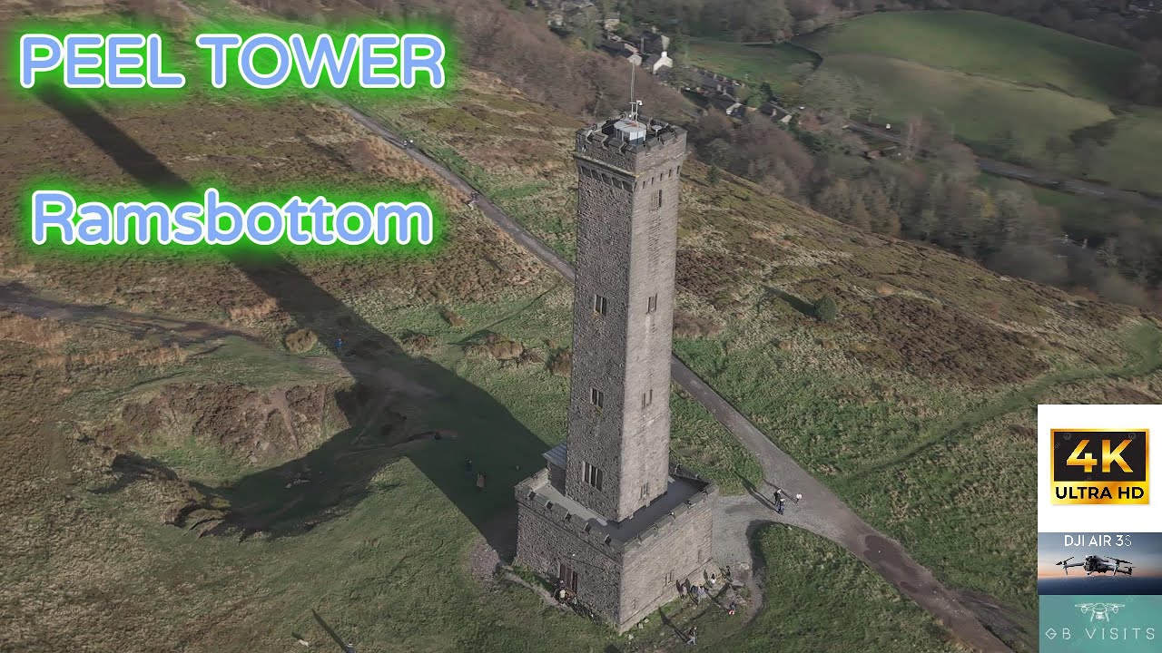Peel Tower - Ramsbottom/greater manchester - Videos by Drone - Grey ...
