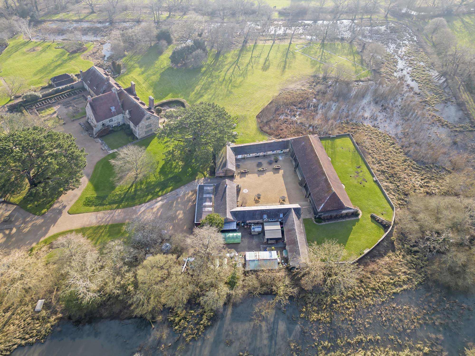 Michelham Priory Upper Dicker - Photos by Drone - Grey Arrows Drone Club UK