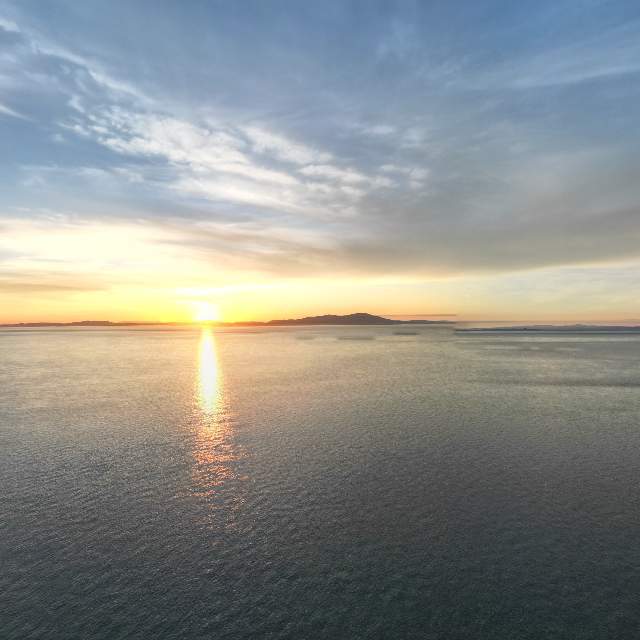 Sunset over Criffel. Pano - Panos by Drone - Grey Arrows Drone Club UK