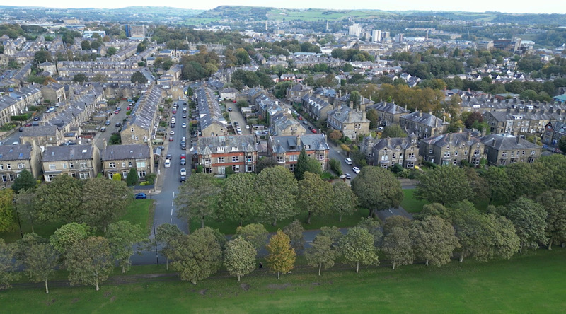 Halifax, Calderdale sights - Photos by Drone - Grey Arrows Drone Club UK