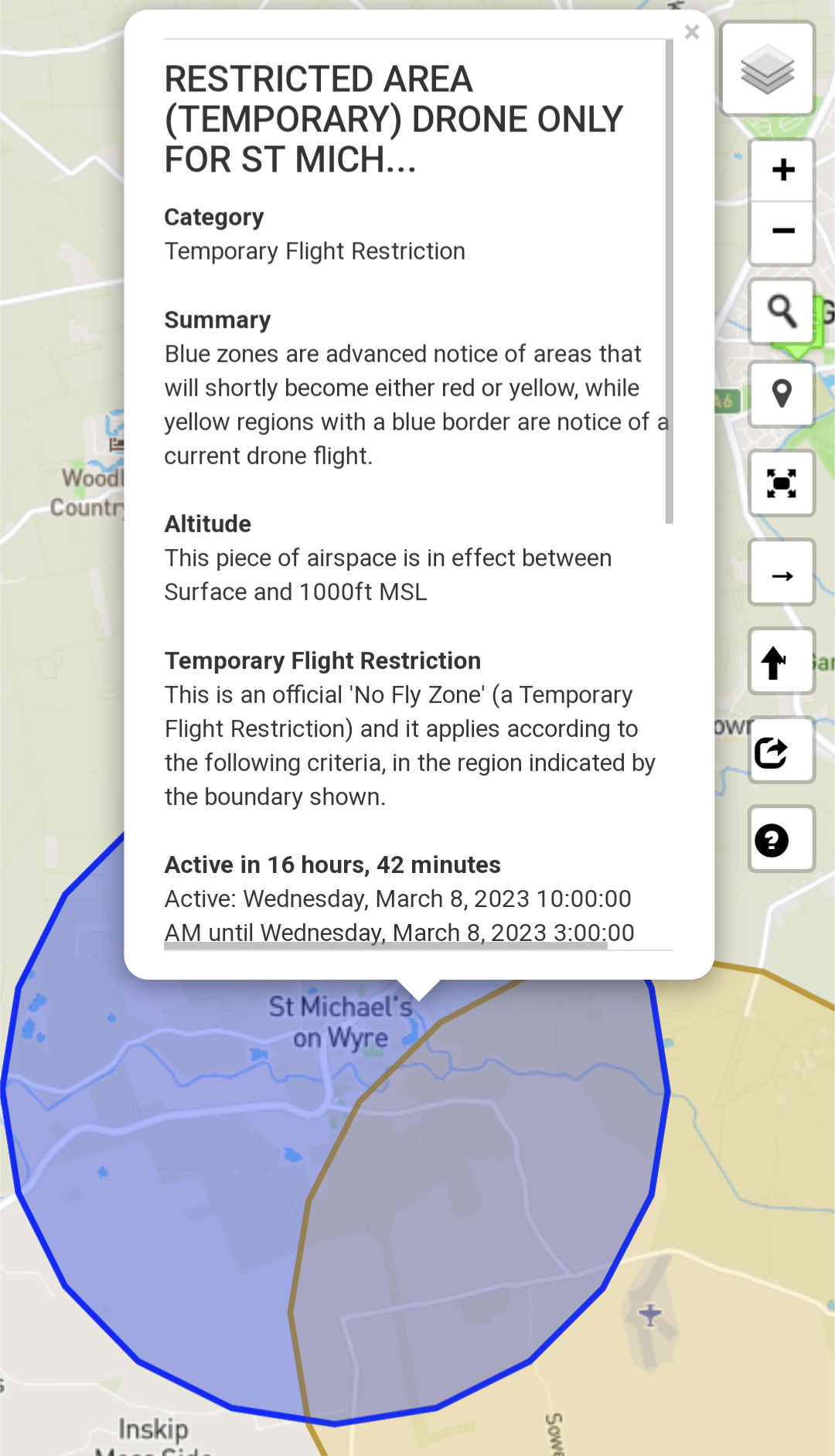 Interesting NOTAMs / Flight Reports / temporary flight restriction ...