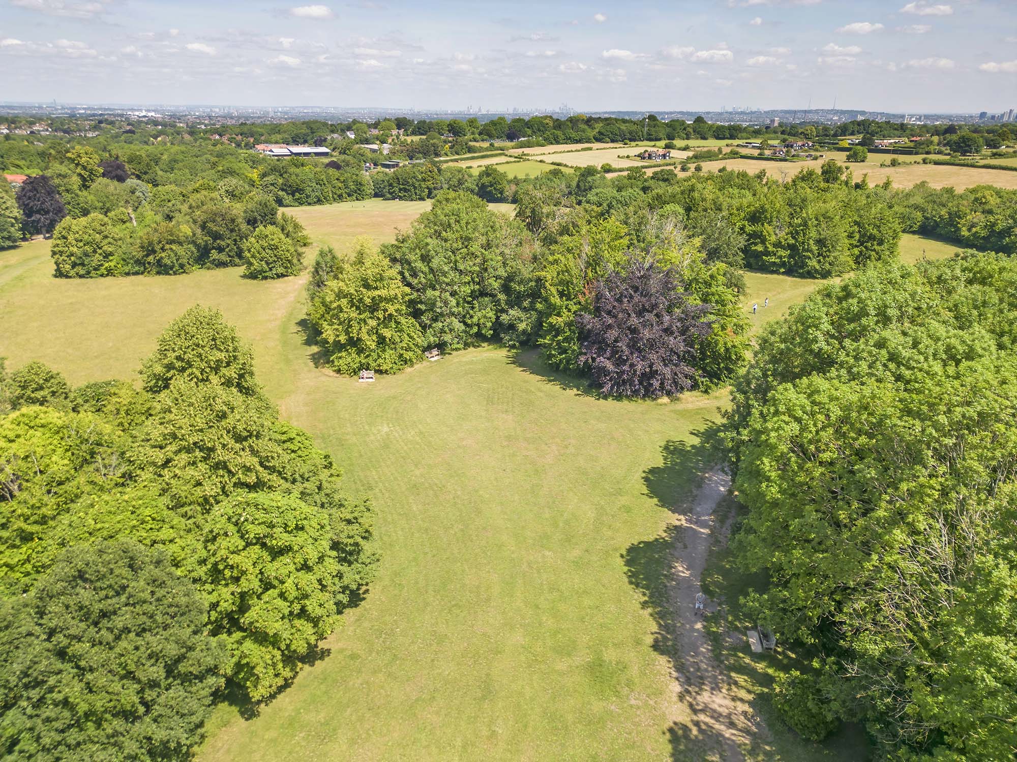 Oaks Park Sutton - Photos by Drone - Grey Arrows Drone Club UK