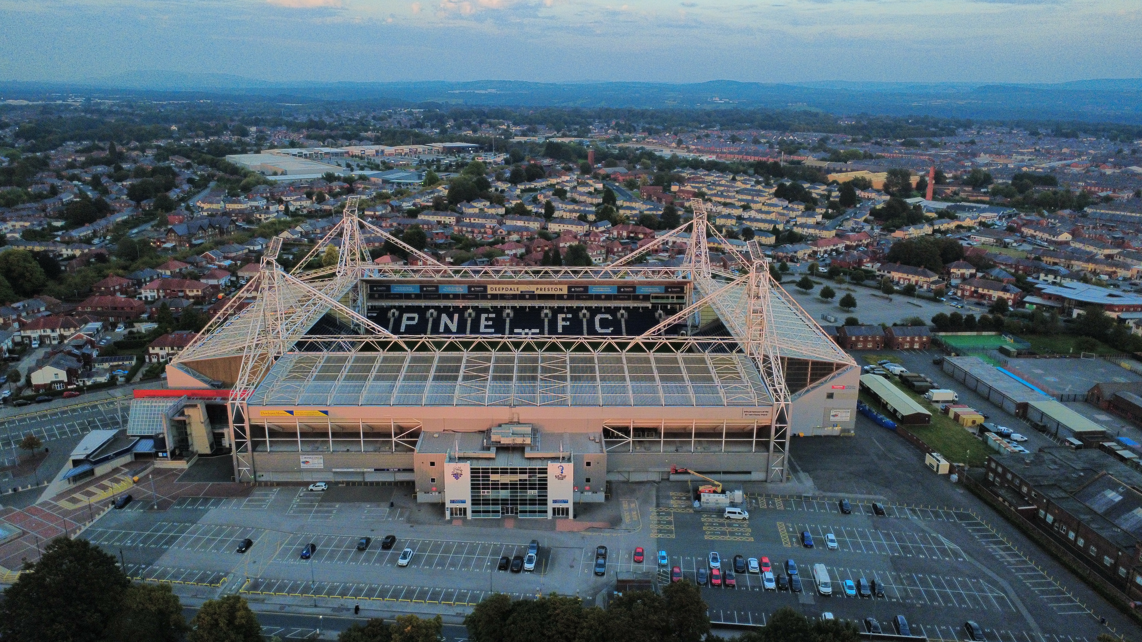 Deepdale Stadium Preston - Photos by Drone - Grey Arrows Drone Club UK