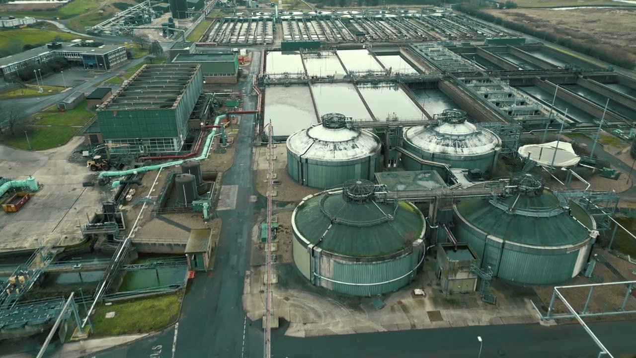 Wanlip Water treatment works - Videos by Drone - Grey Arrows Drone Club UK