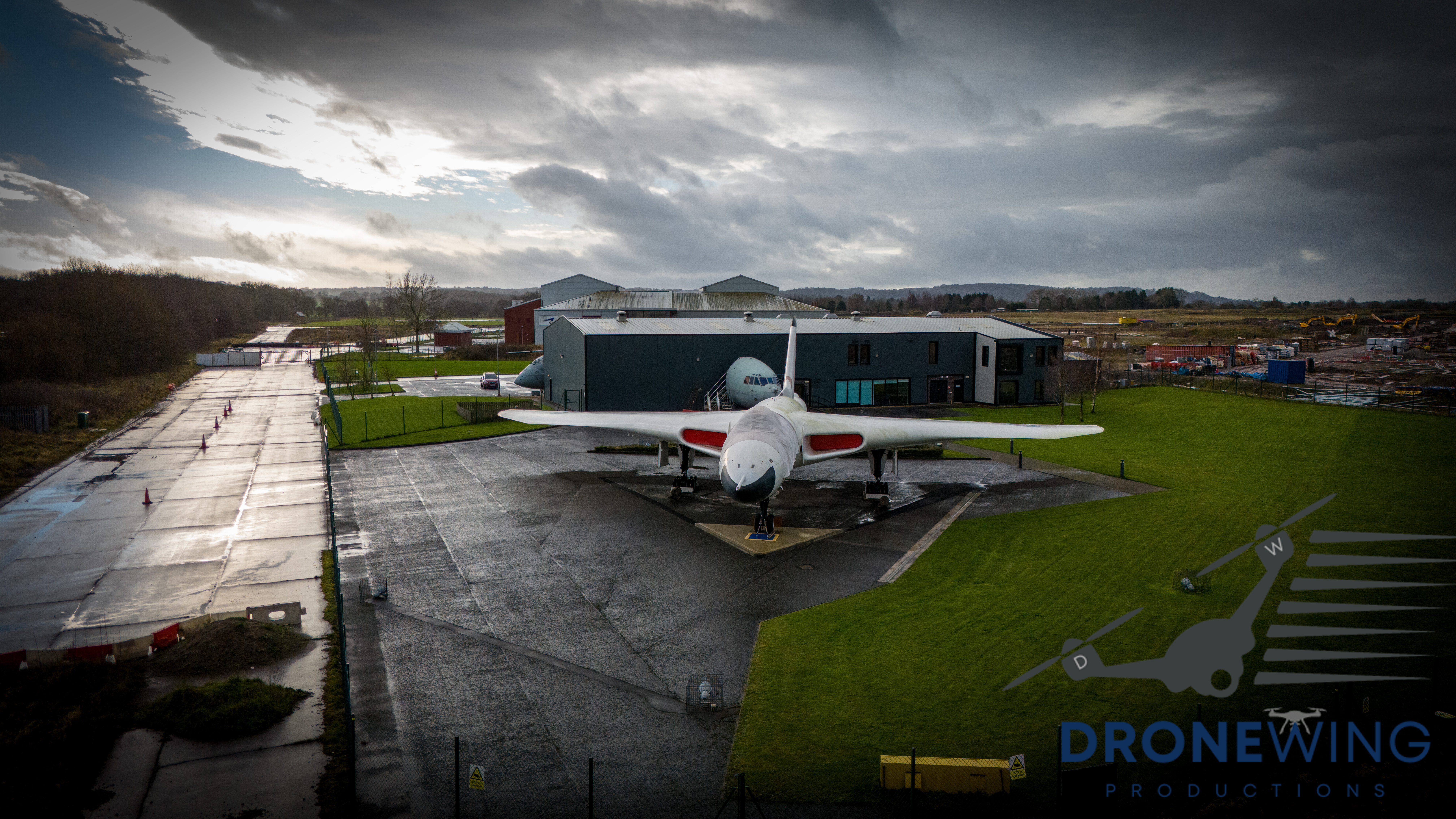 Avro Vulcan B2 XM603 - Woodford - Photos by Drone - Grey Arrows Drone ...