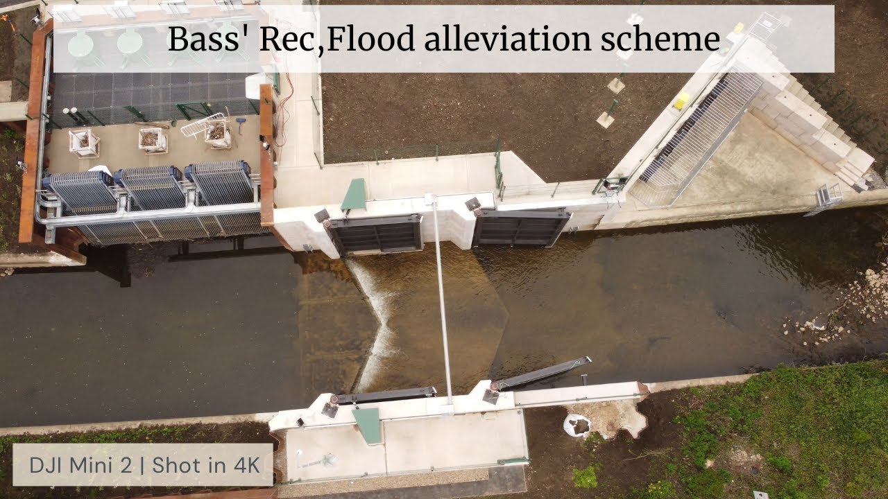 Flood alleviation scheme at Bass' Recreation, Derby - Videos by Drone ...