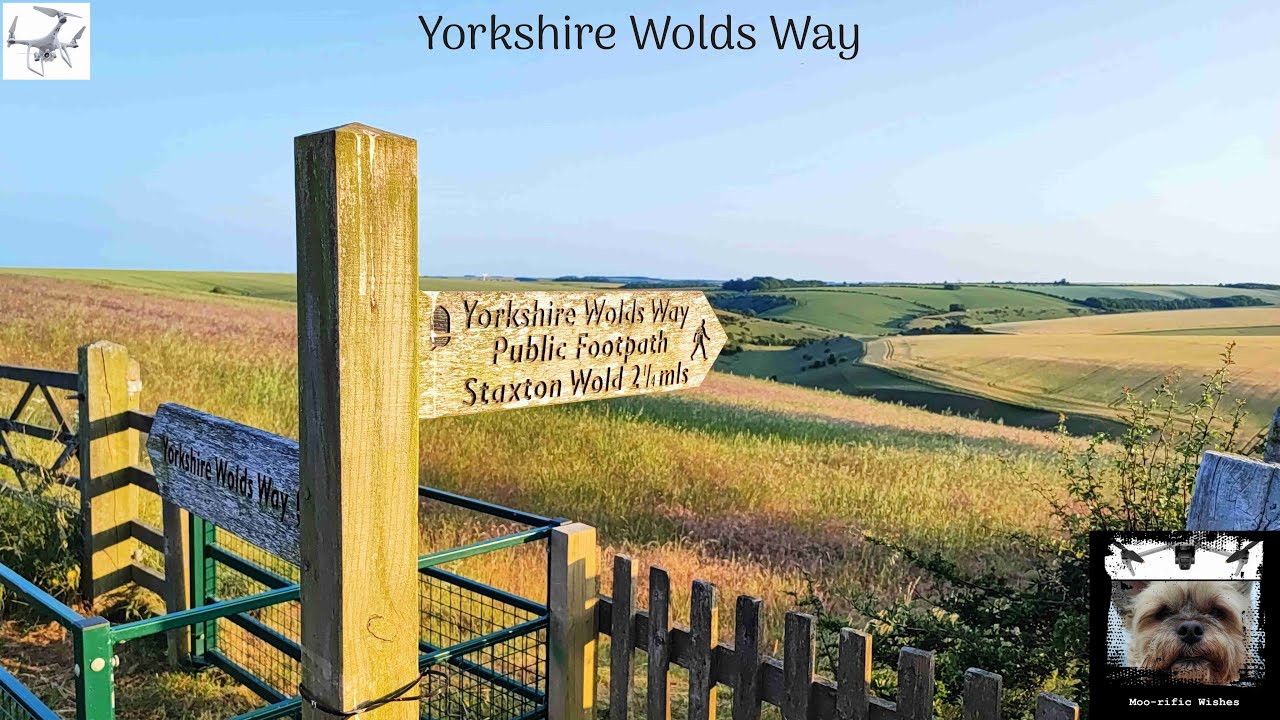 Yorkshire Wolds Way, Flixton to Folkton, Malton. Ordnance Map Pt. 2 ...