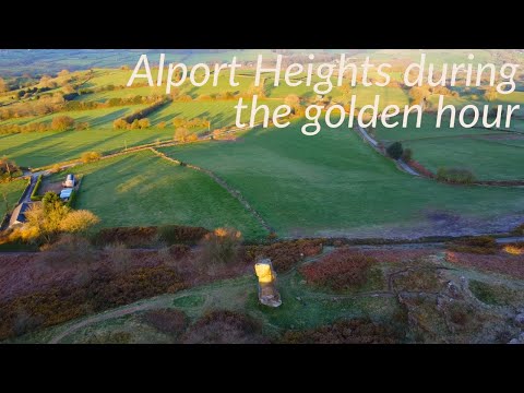 Alport Heights, Derbyshire captured during the golden hour DJI Mini 2 ...