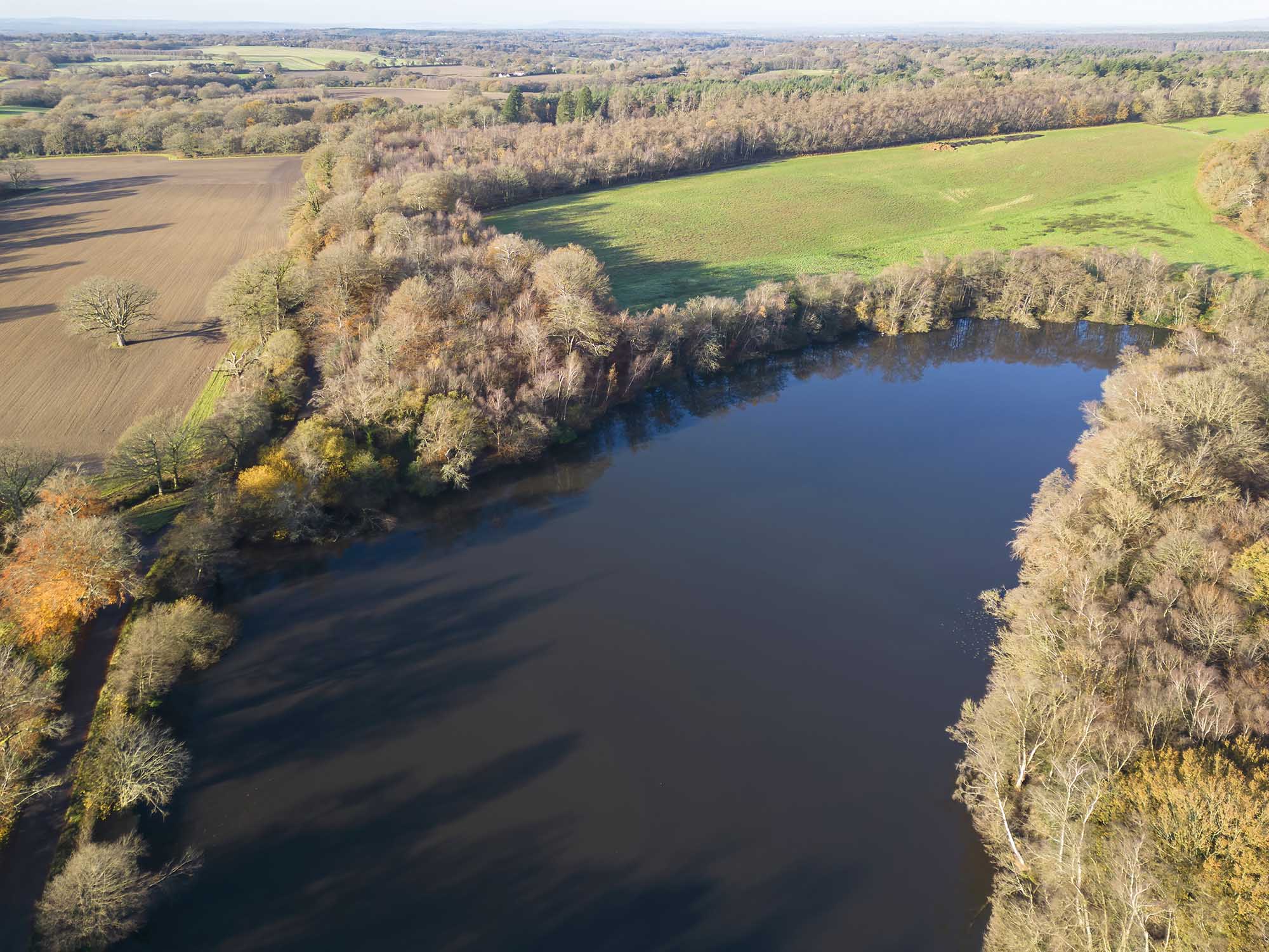 Slaugham Fishing Lake / Club - Photos by Drone - Grey Arrows Drone Club UK