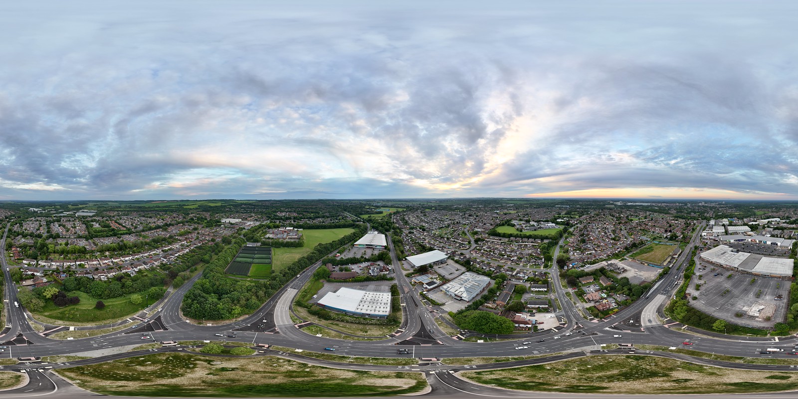 The Most Hated Roundabout in Basingstoke - Photos by Drone - Grey ...