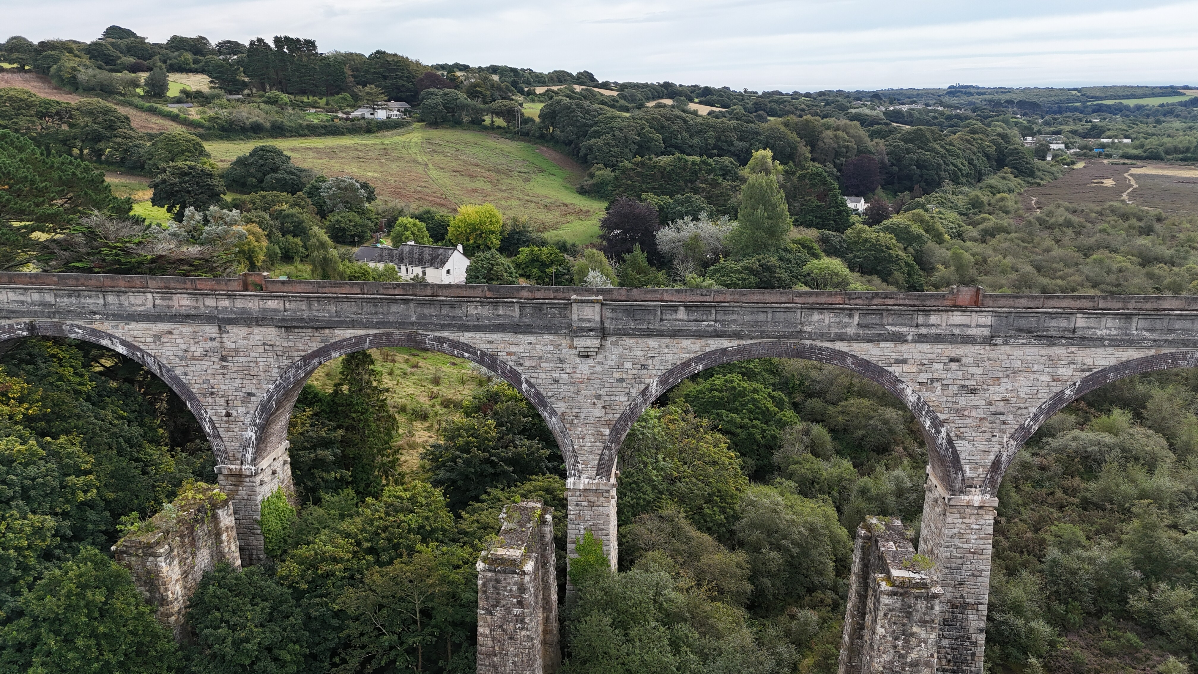 Carnon Viaduct, Cornwall - Photos by Drone - Grey Arrows Drone Club UK