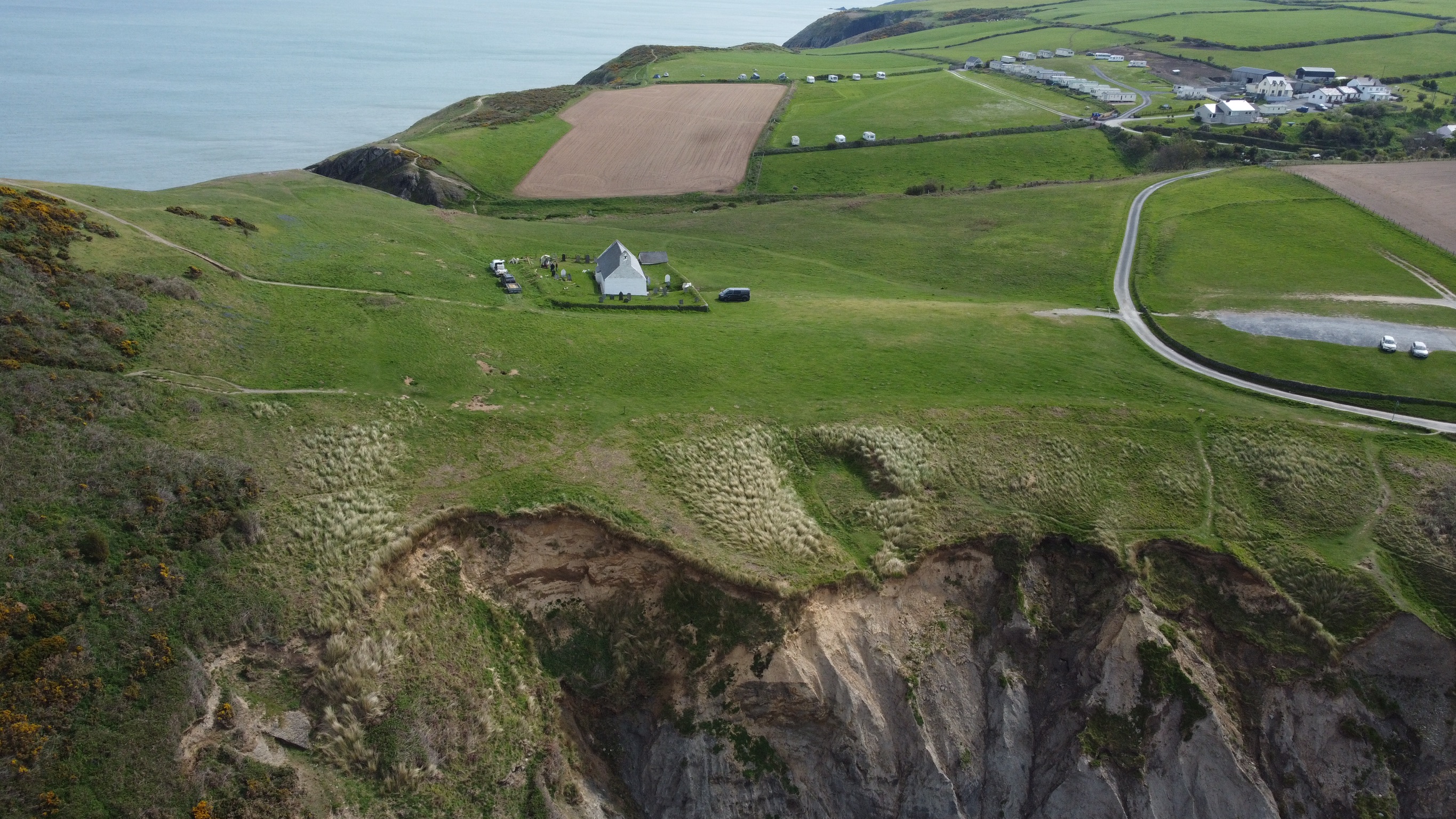Traeth Mwnt beach - Photos by Drone - Grey Arrows Drone Club UK