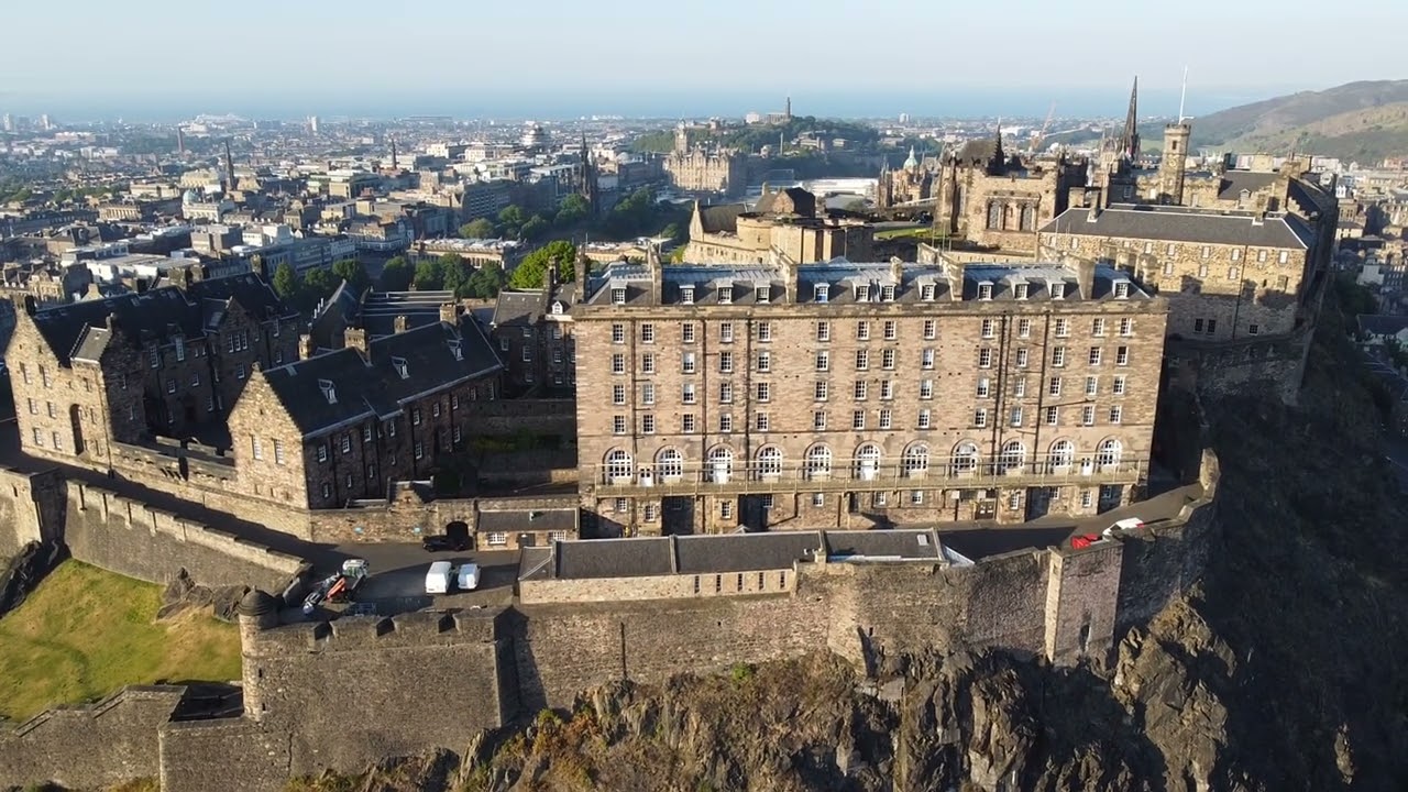 View of Edinburgh Castle by mini 2 - Videos by Drone - Grey Arrows ...