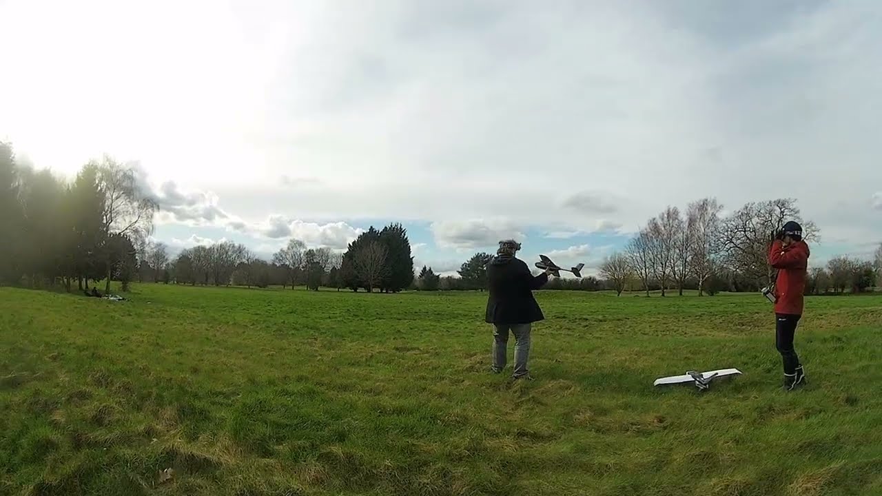 Two Wing Launches - Videos by FPV Drone - Grey Arrows Drone Club UK