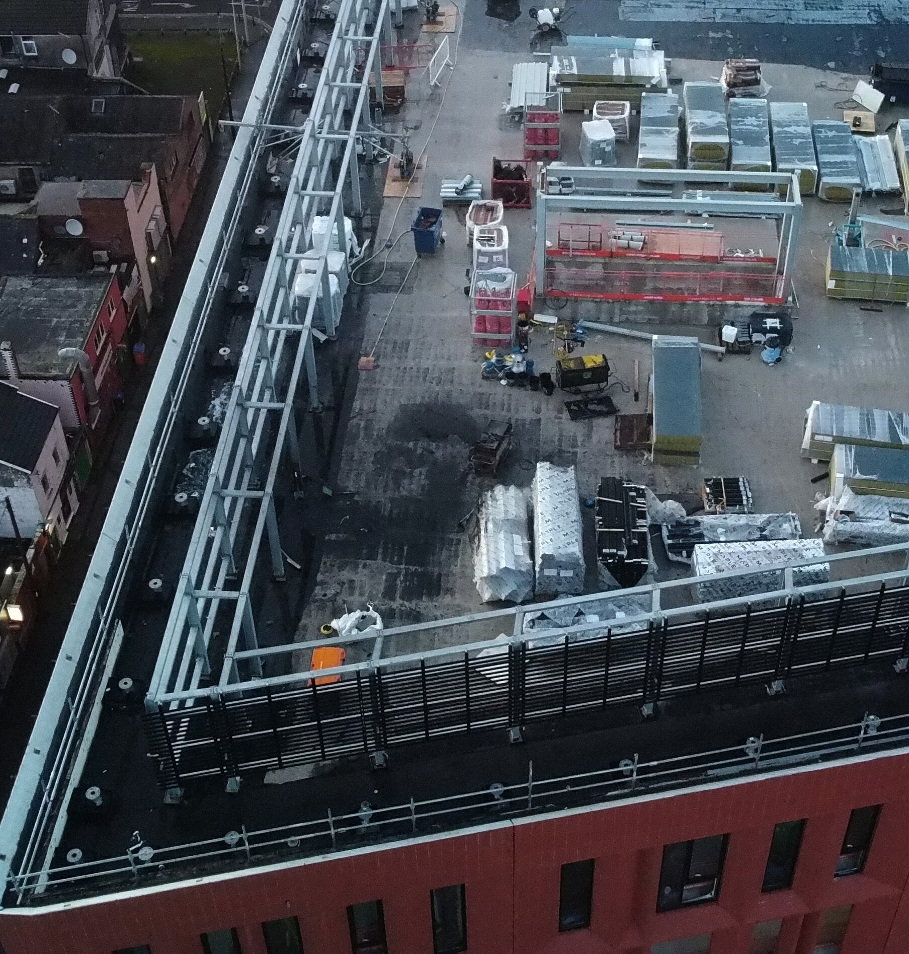 Blackpool new DWP building fire - Photos by Drone - Grey Arrows Drone ...
