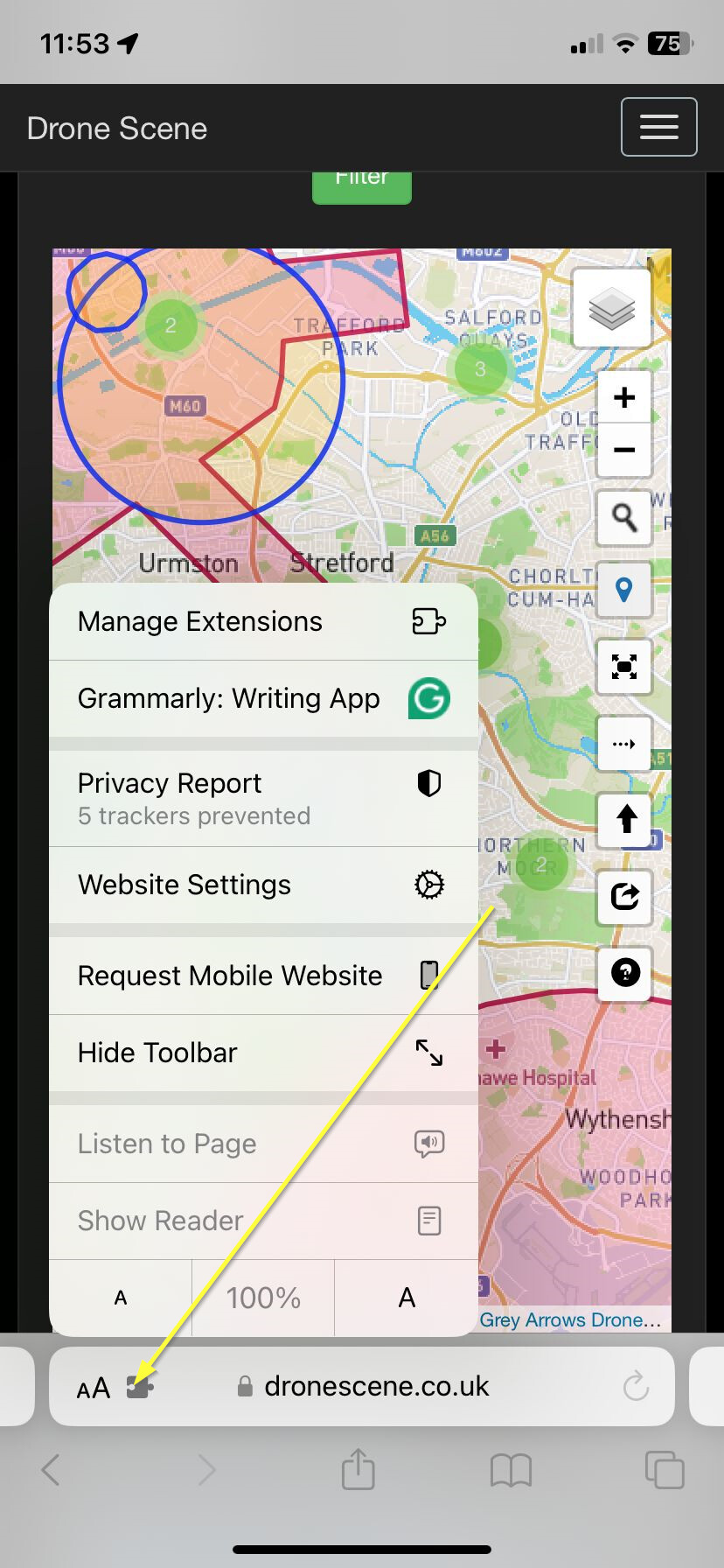 Geolocation error on Drone Scene with iOS - Drone Scene - Grey Arrows ...