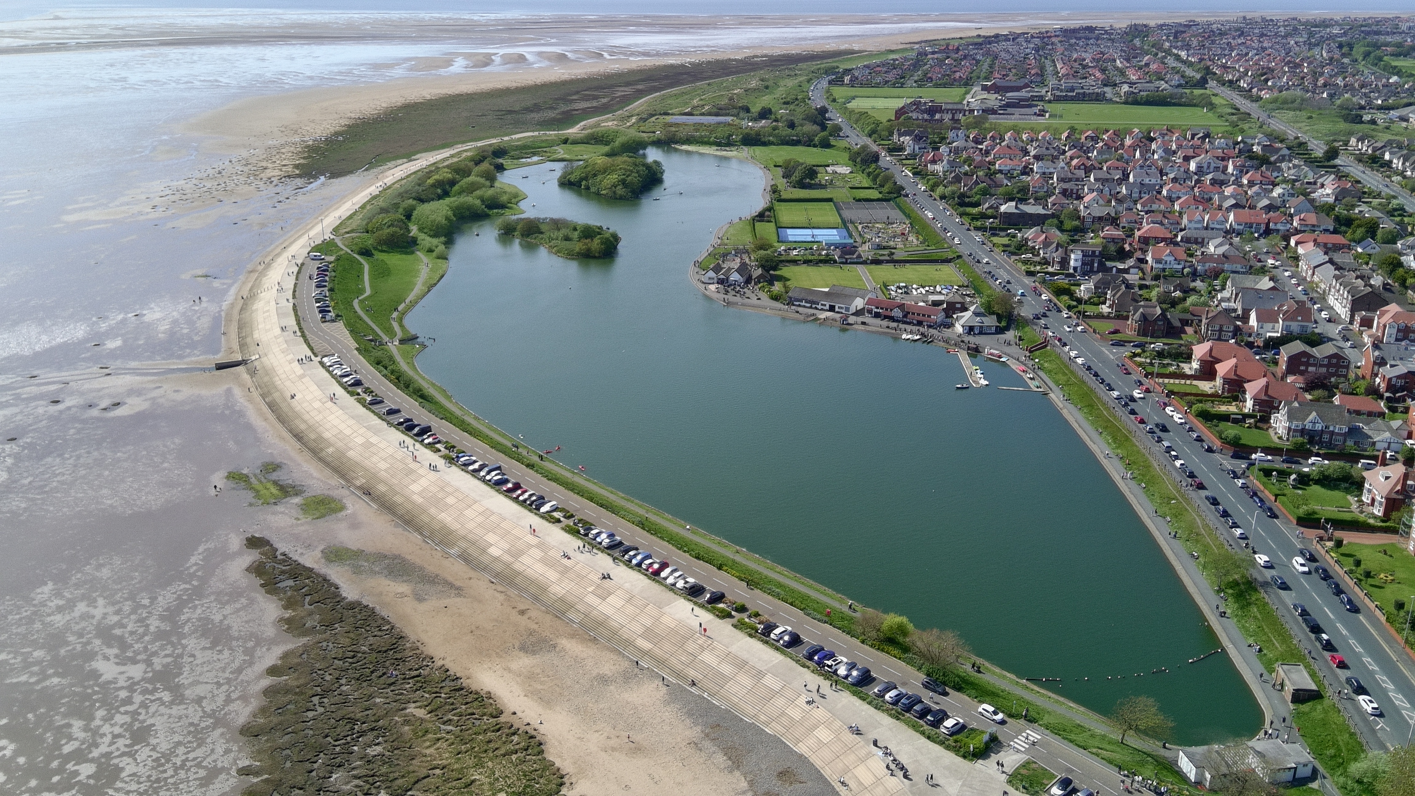 Fairhaven Lake, Lytham - Photos by Drone - Grey Arrows Drone Club UK