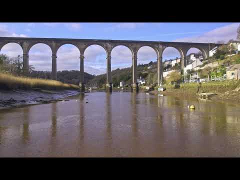 The beautiful viaduct at Calstock, Cornwall - Videos by Drone - Grey ...